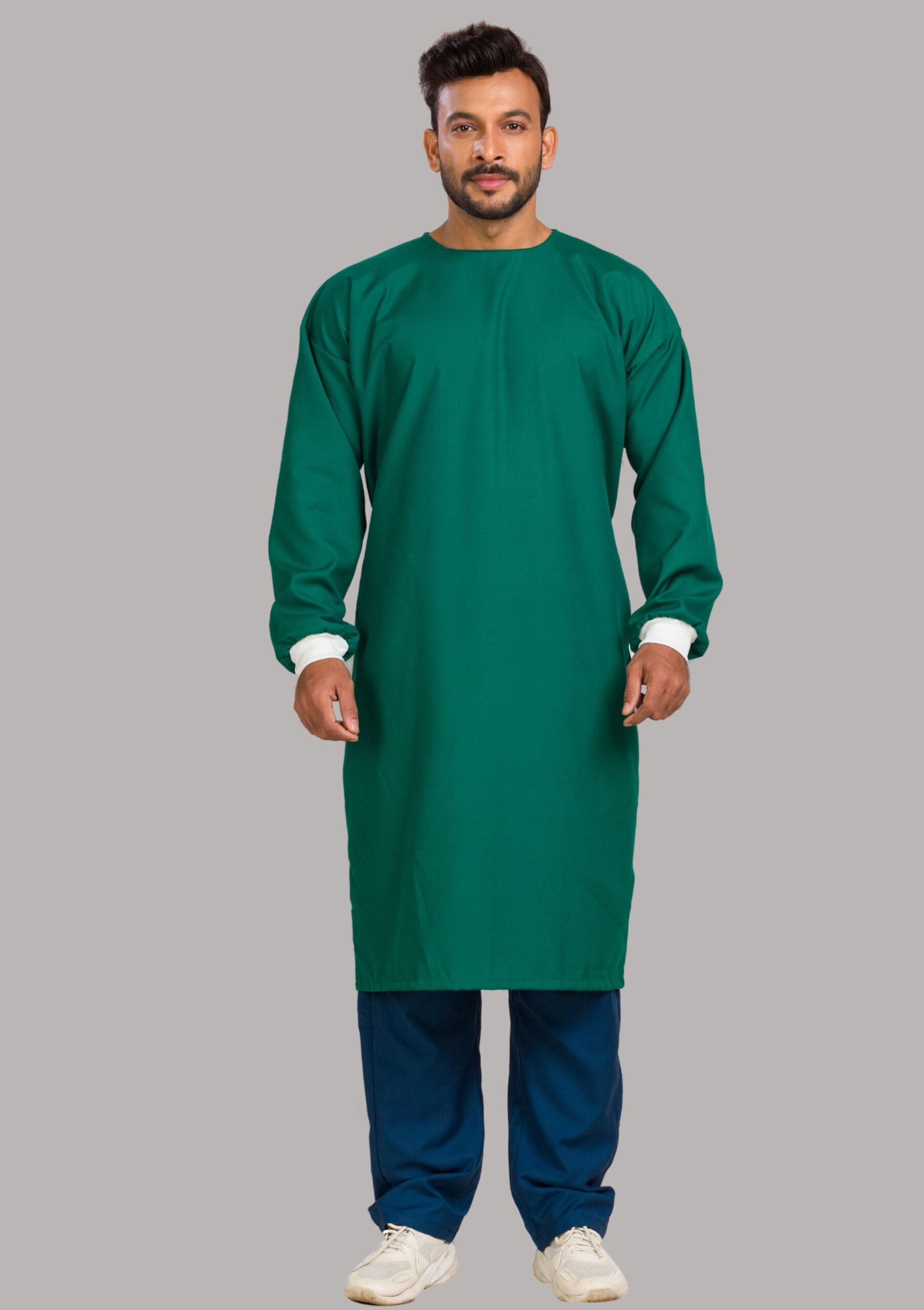 Sigma O T Gown with Ribb on Hand- Green - Hospriqs